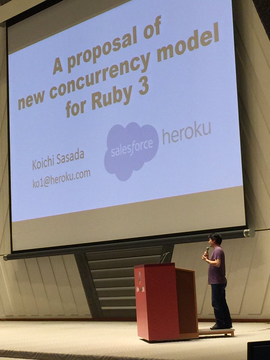 Rubyコアコミッター笹田耕一さん解説 Ruby3のための新しい並列実行モデル Guild #RubyKaigi #RubyKaigiA - Togetter [トゥギャッター]