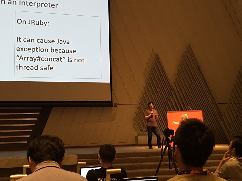 Rubyコアコミッター笹田耕一さん解説 Ruby3のための新しい並列実行モデル Guild #RubyKaigi #RubyKaigiA (3ページ目) - Togetter