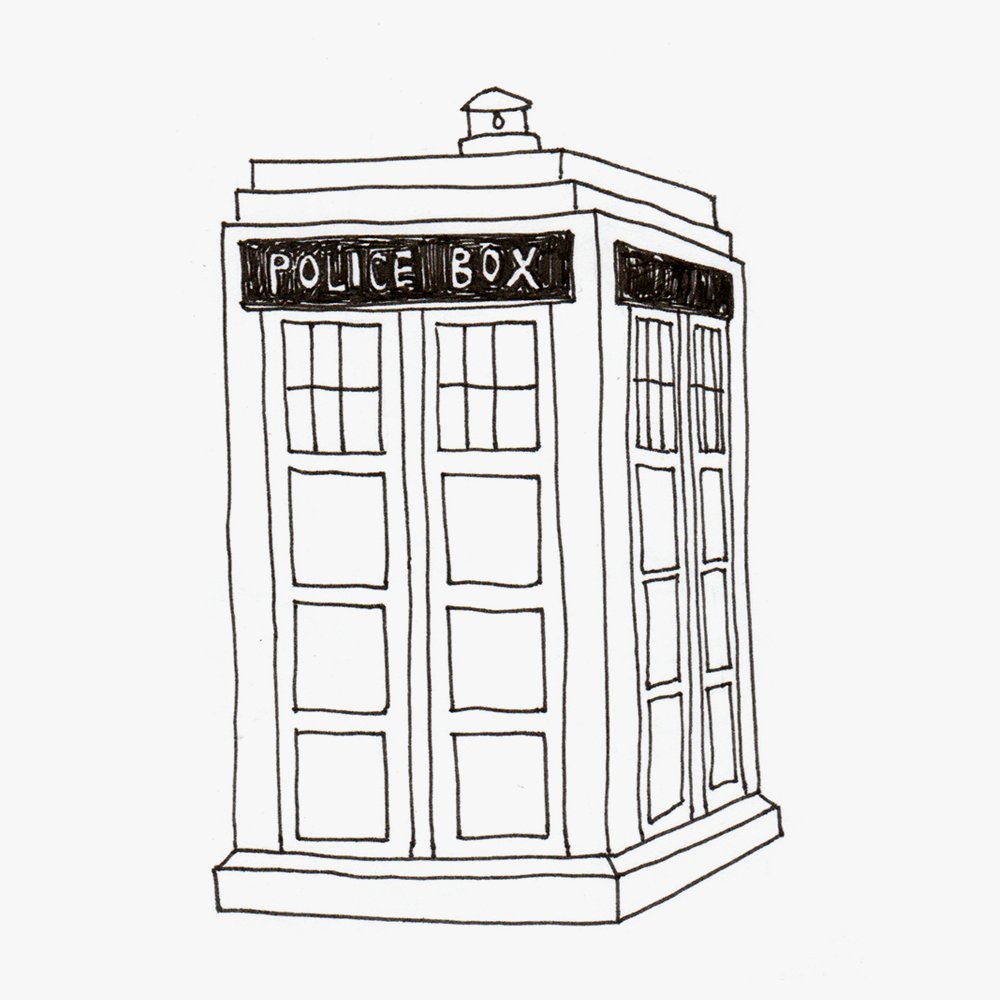 Tardis Drawing