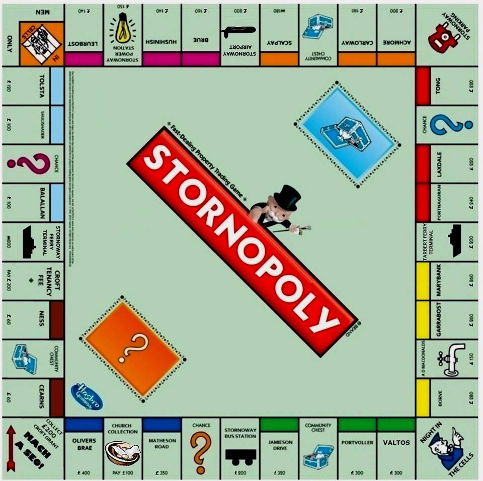 Scottish islanders bid for their own version of Monopoly - 'Stornopoly ...