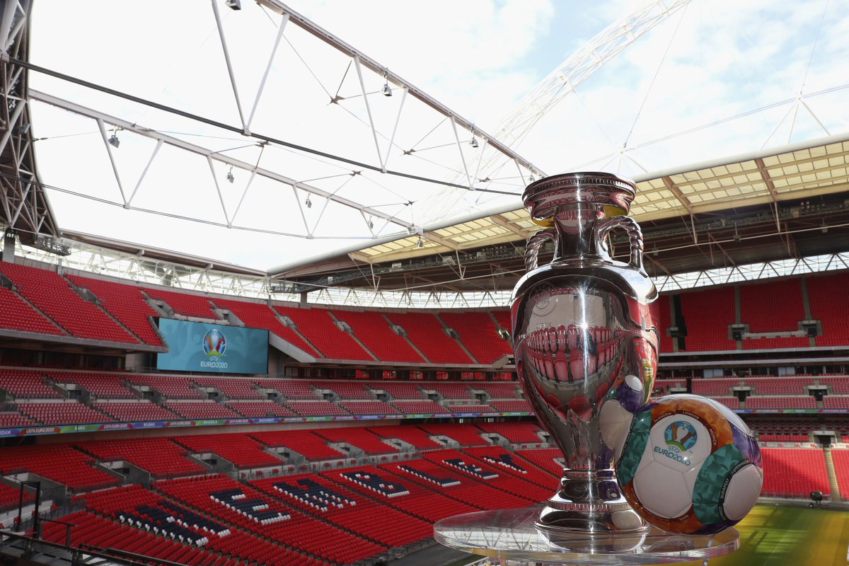 Great to welcome the Henri Delaunay trophy to Wembley, we can't wait to ...