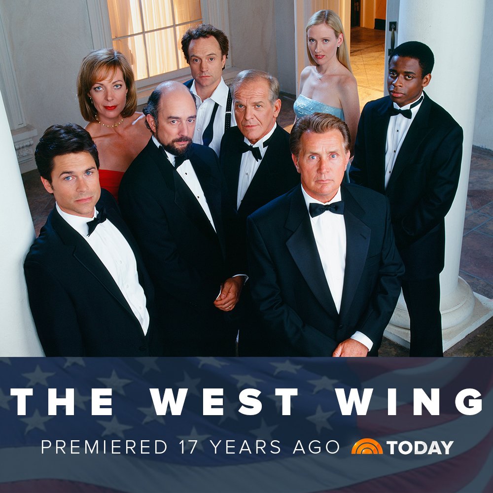 TODAY on Twitter: "#TheWestWing premiered on this day in 1999!…