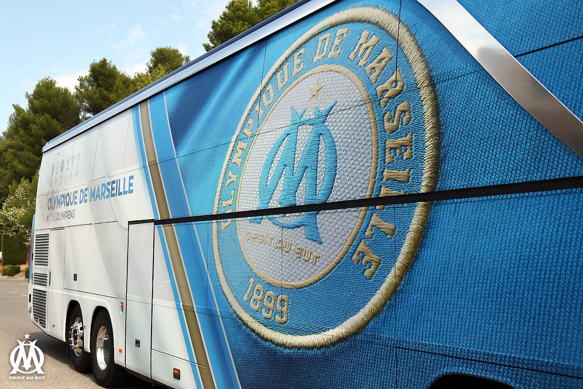 Le nouveau bus de l'OM ! ??? TeamOM ?⚪ | #TeamOM Officiel | Scoopnest
