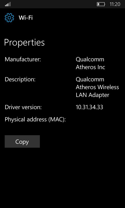 Albacore on Twitter: "It's time to say bye to the reskinned WP8.1 Wi-Fi page that W10M uses. Say ...