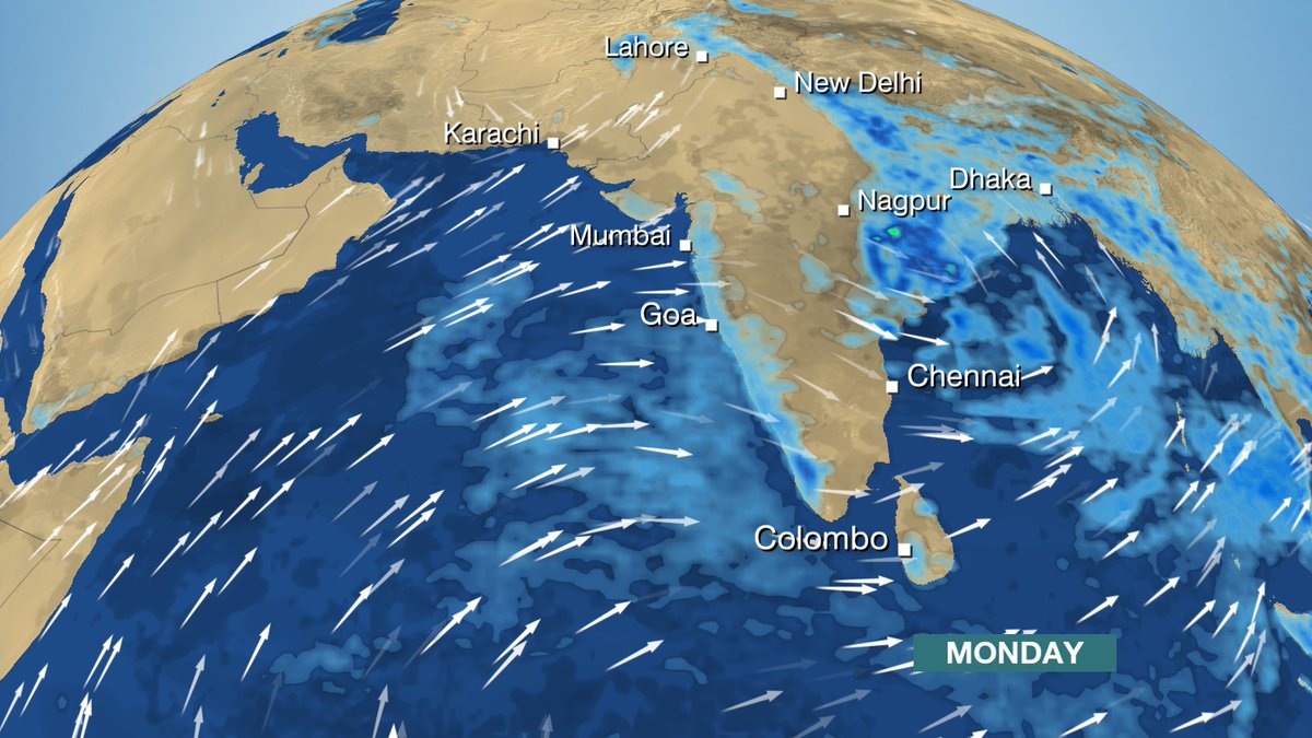Heavy rain for NE India thanks to an area of low pressure enhancing ...