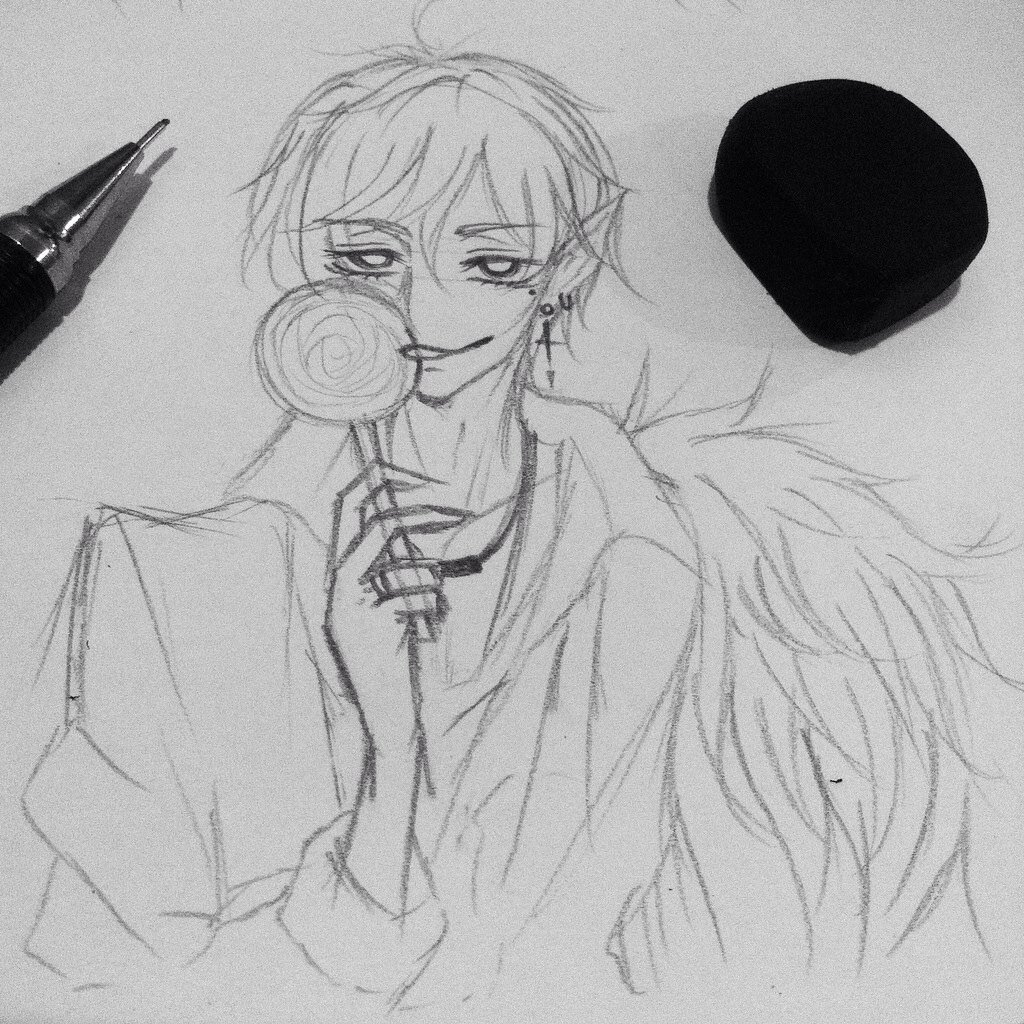 Vampire Anime Boy Drawing