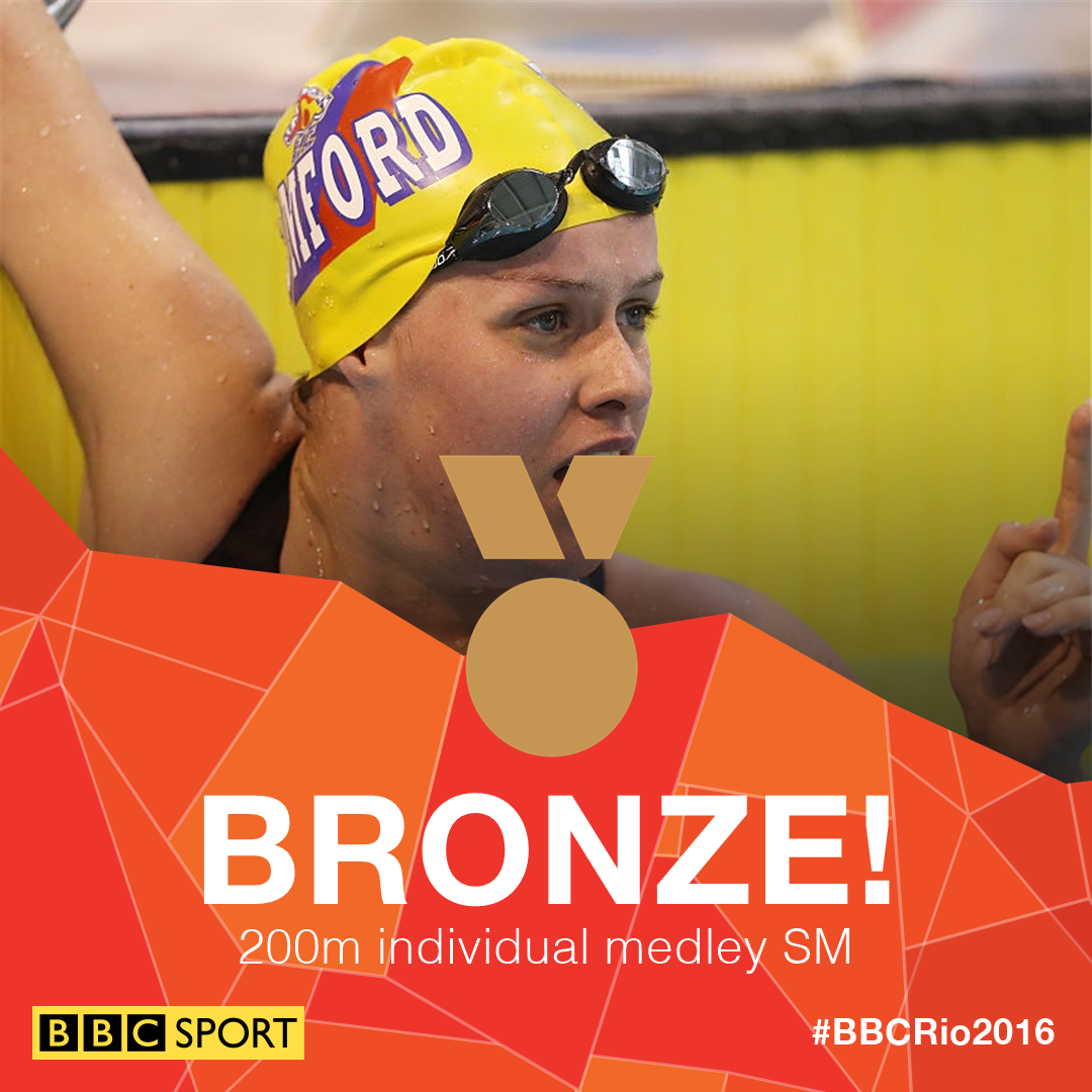What a swim! GB teenager Amy Marren wins bronze in the 200m individual ...