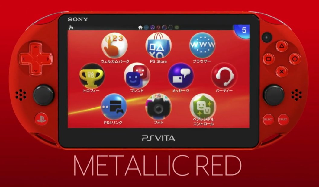 Red Psp Vita