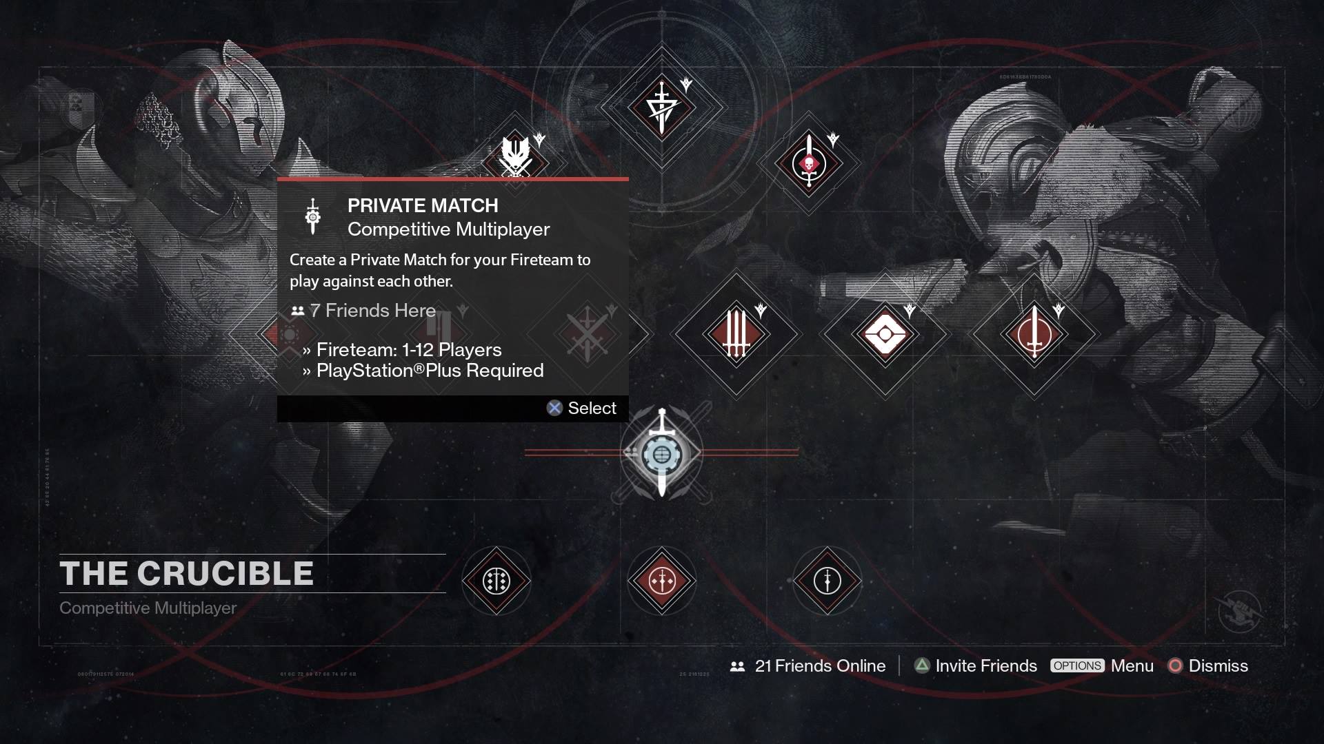 Destiny Menu