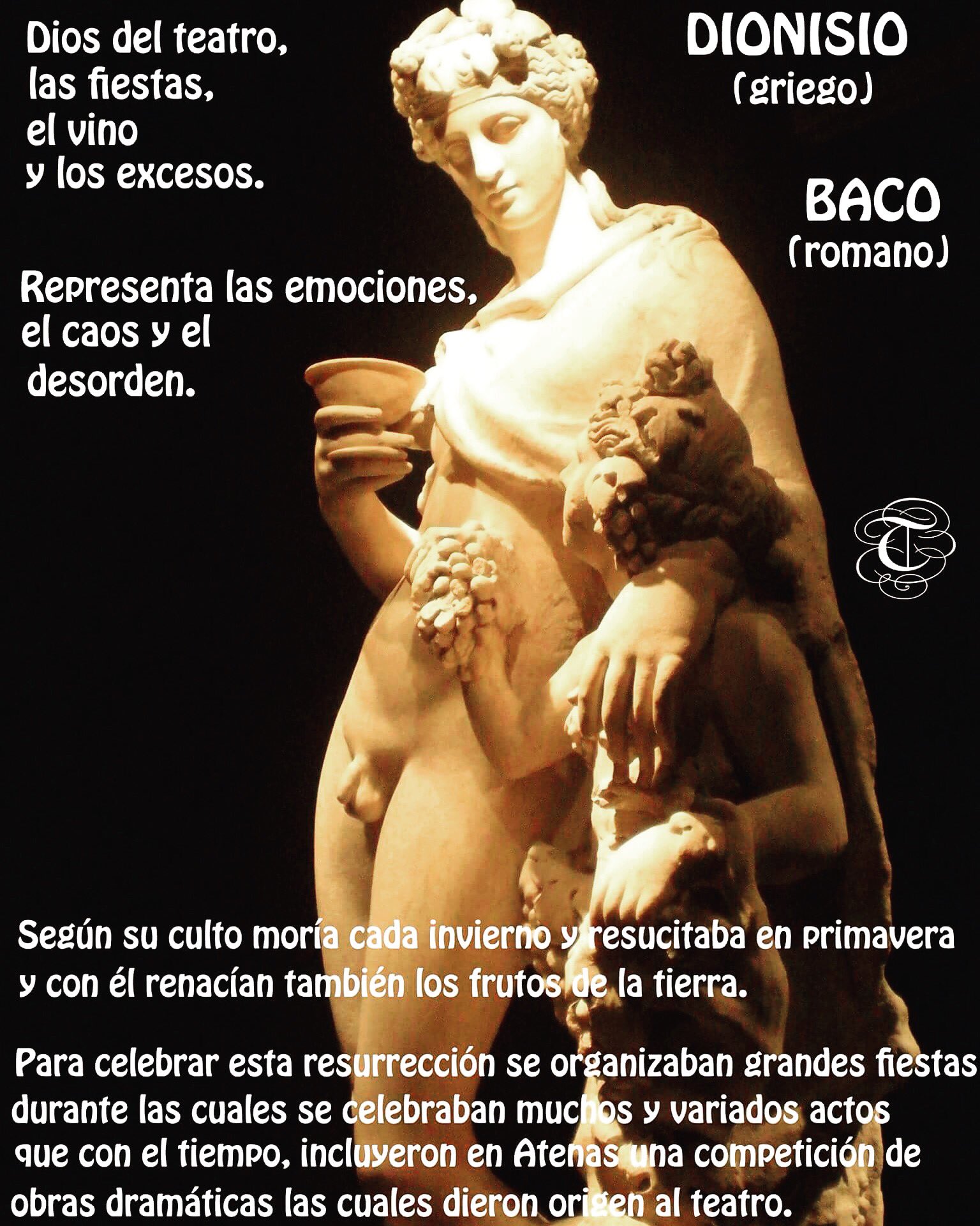 Dionisos O Baco El Dios Del Vino