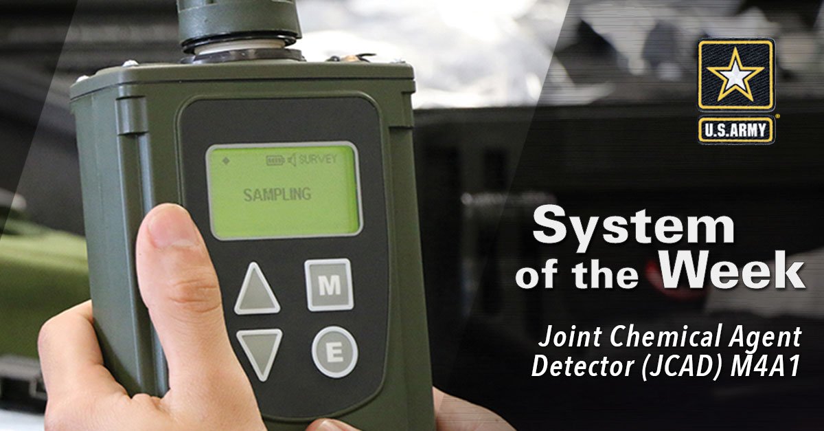 USArmy System of the Week: JPEO CBD Joint Chemical Agent Detector M4A1 ...