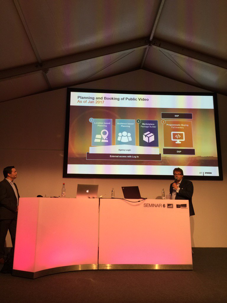 Daniel Fleischer on Twitter: "@AyudaSystems connects @StroeerMedia DOOH public video inventory ...