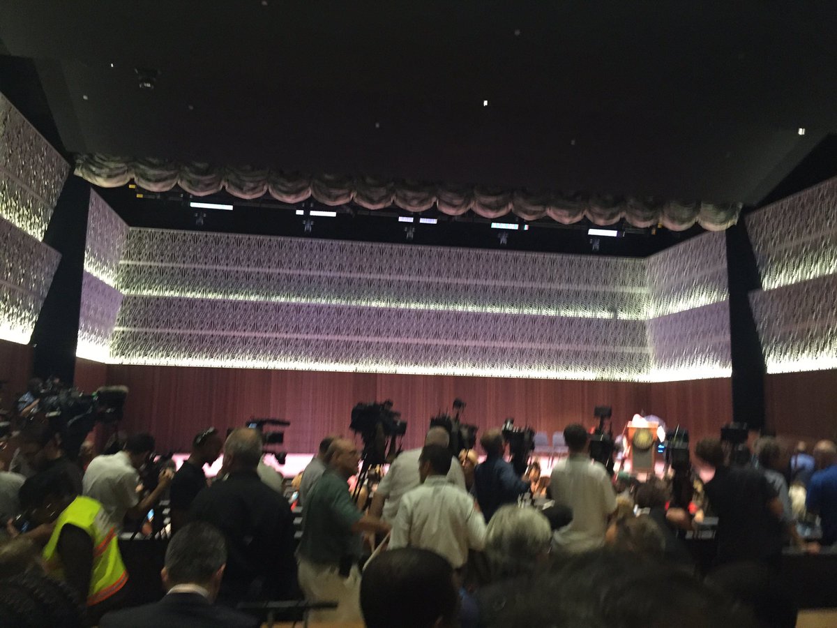 Before we witness the exhibits NMAAHC a key words from key speakers at ...
