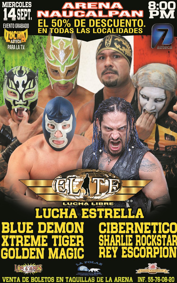 Liga Elite actualiza su cartelera: Para hoy Blue Demon en la lucha ...
