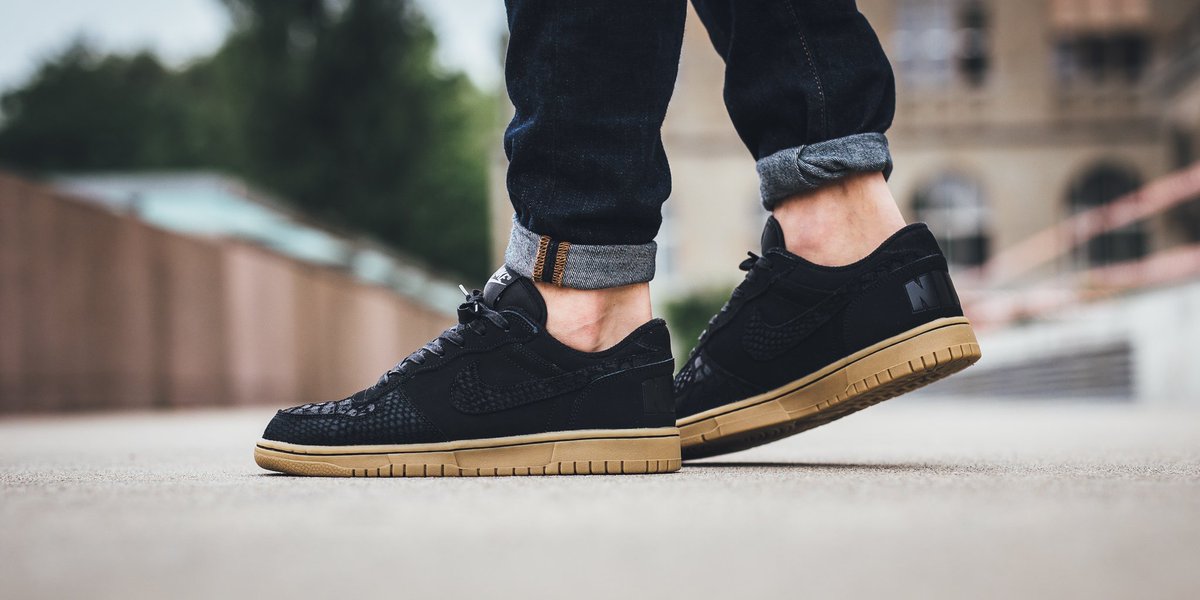 NEW IN! Nike Big Low Lux - Black/Black-Gum Light Brown-Wolf Grey