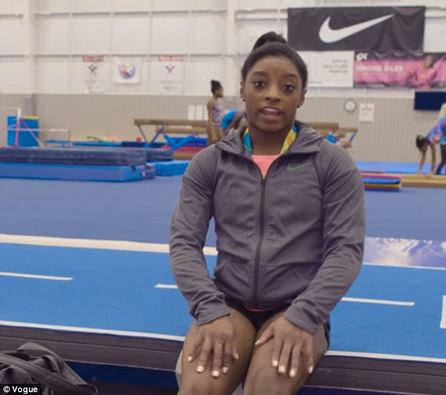 Gymnast Simone Biles says she loves that girls 'scream and cry' when ...