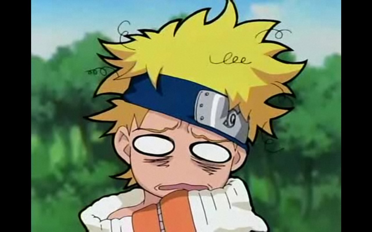 Young Naruto Uzumaki Crying