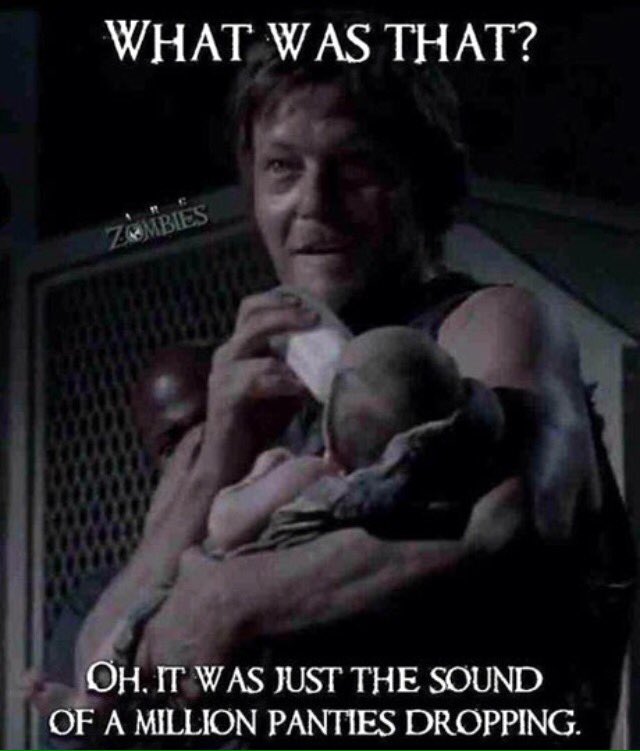 Daryl Walking Dead Baby Meme