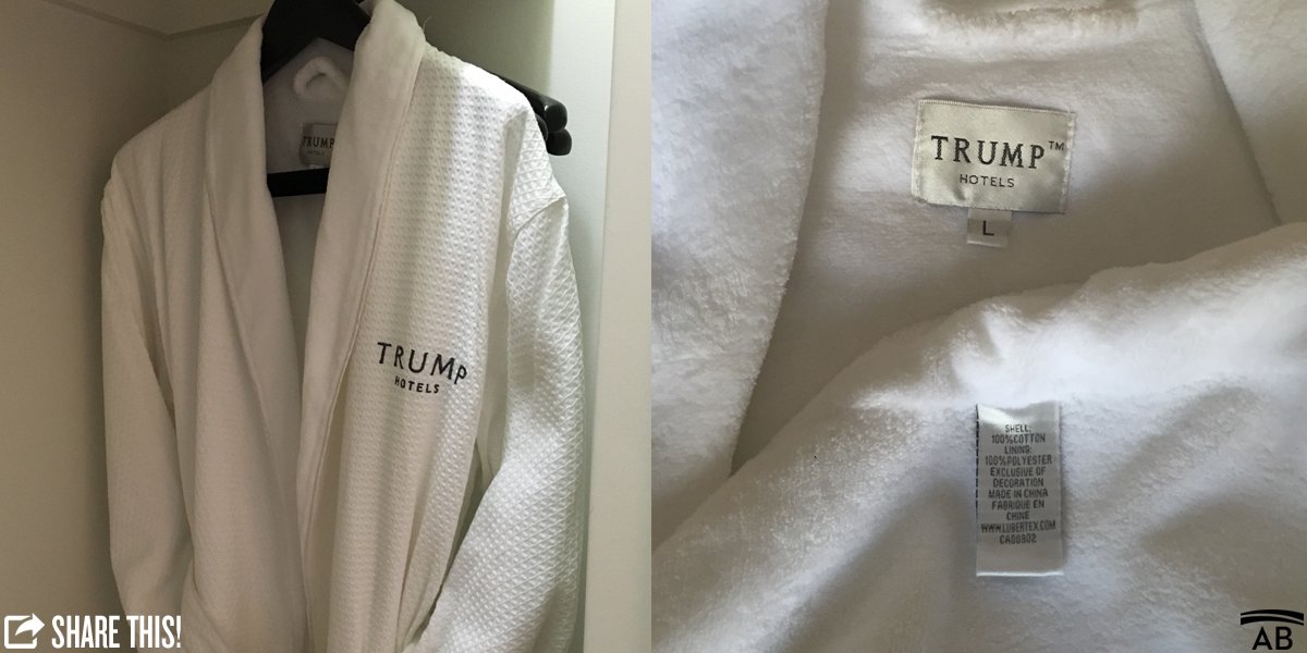 Items made overseas in brand new spanking DC Trump Hotel! | Lipstick Alley