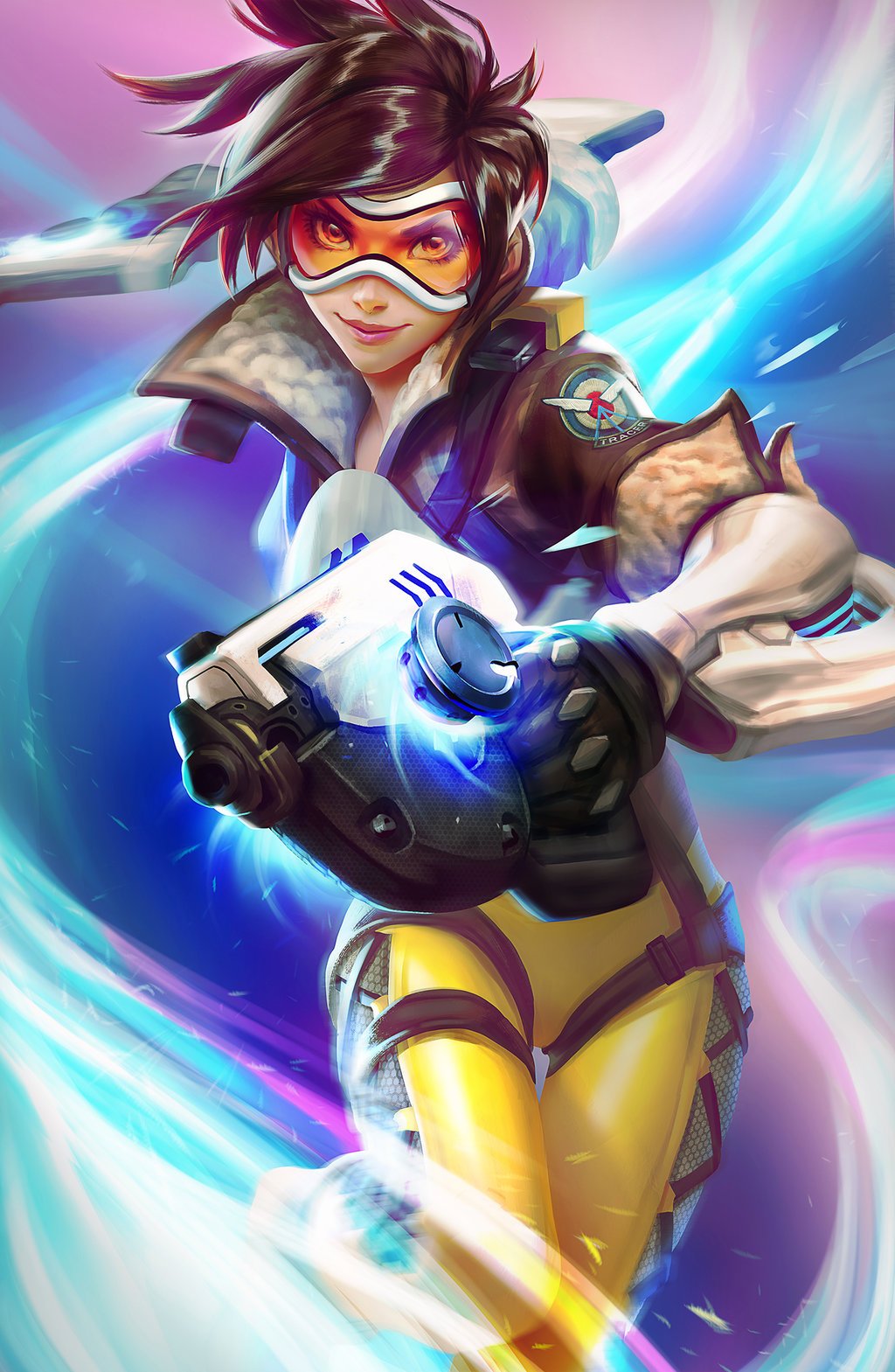 Sweet Tracer Fan Art Browser Game, Loadout, Tracer, Scout, Portal,
