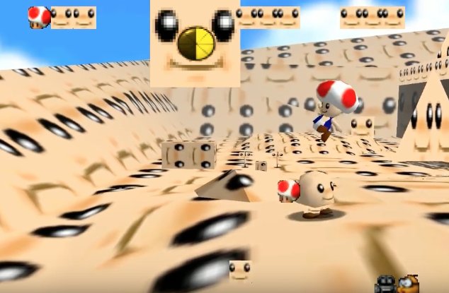 Mario Toad Face