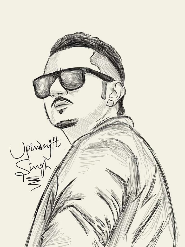 Yo Yo Honey Singh Drawing
