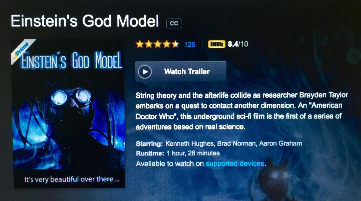 WATCH EINSTEIN’S GOD MODEL ONLINE – WERROFAL1996