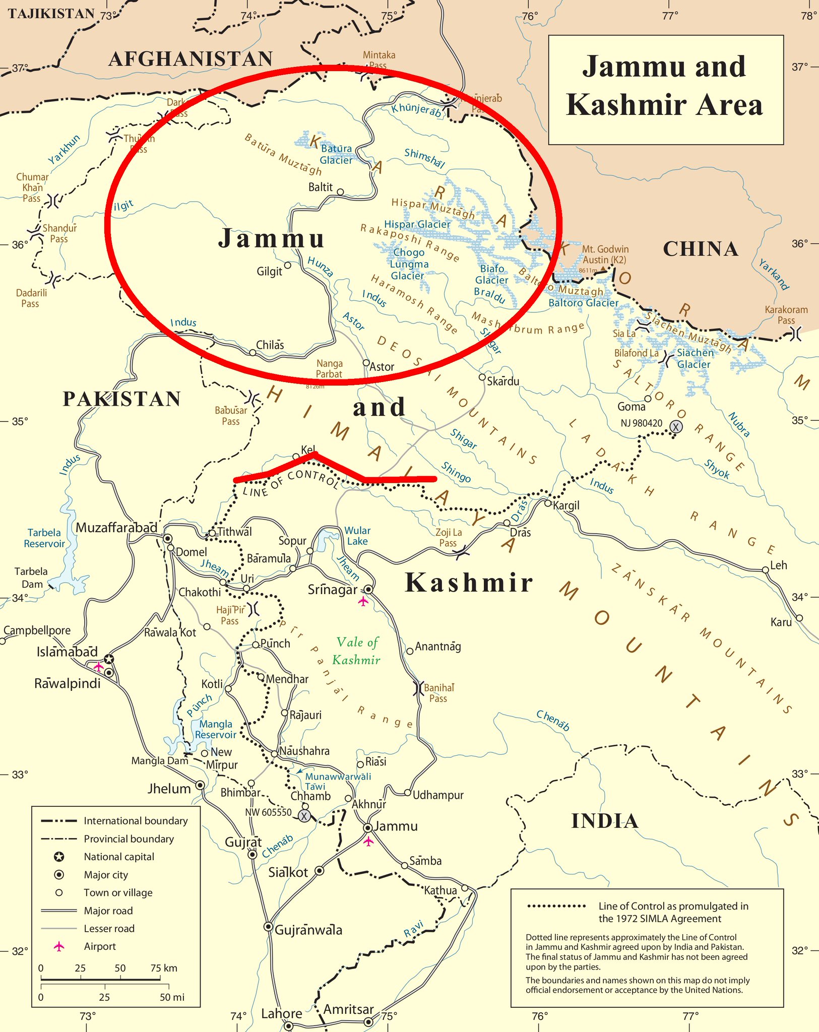 Karakoram Map