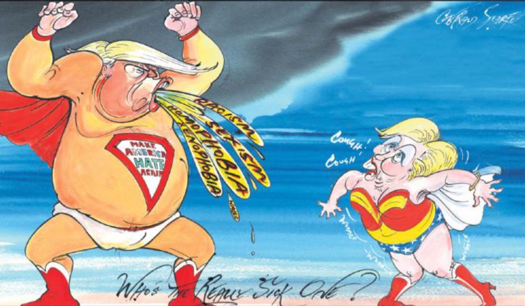 Gerald Scarfe Obama