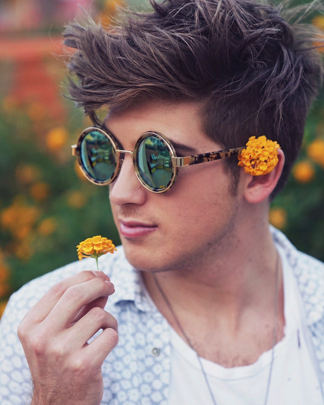 Round Sunglasses Tumblr Men