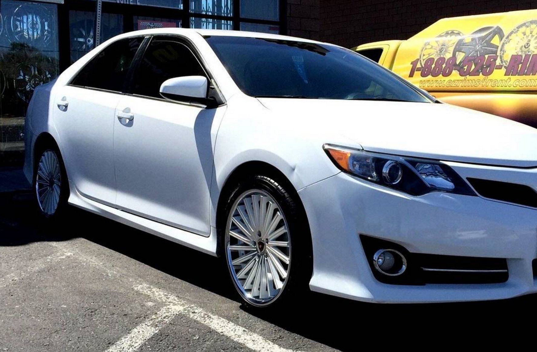 White Camry Rims