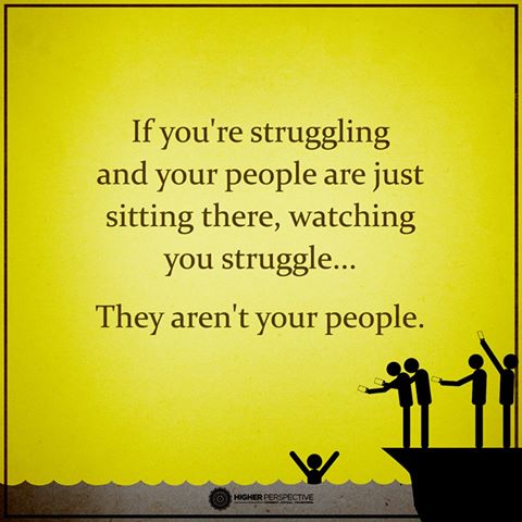 Struggling People