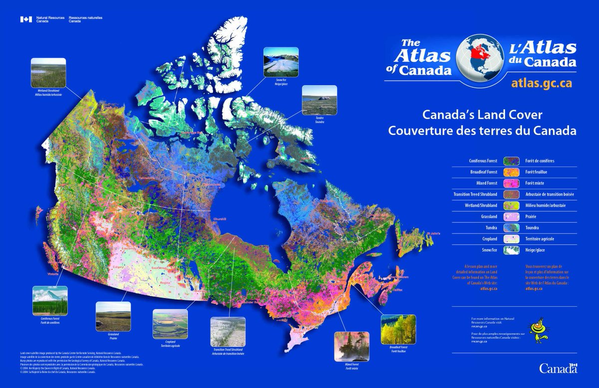 Land Cover Map Of Canada
