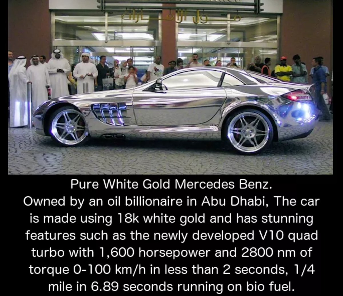 White Gold Mercedes Benz