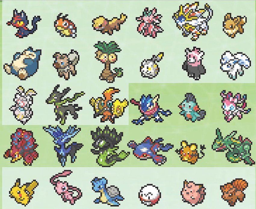 Pokemon Zygarde Sprite