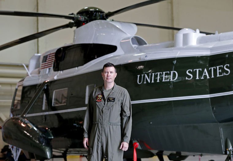 Varina's Patrick Richardson soars as Marine One pilot. | Richmond Times ...