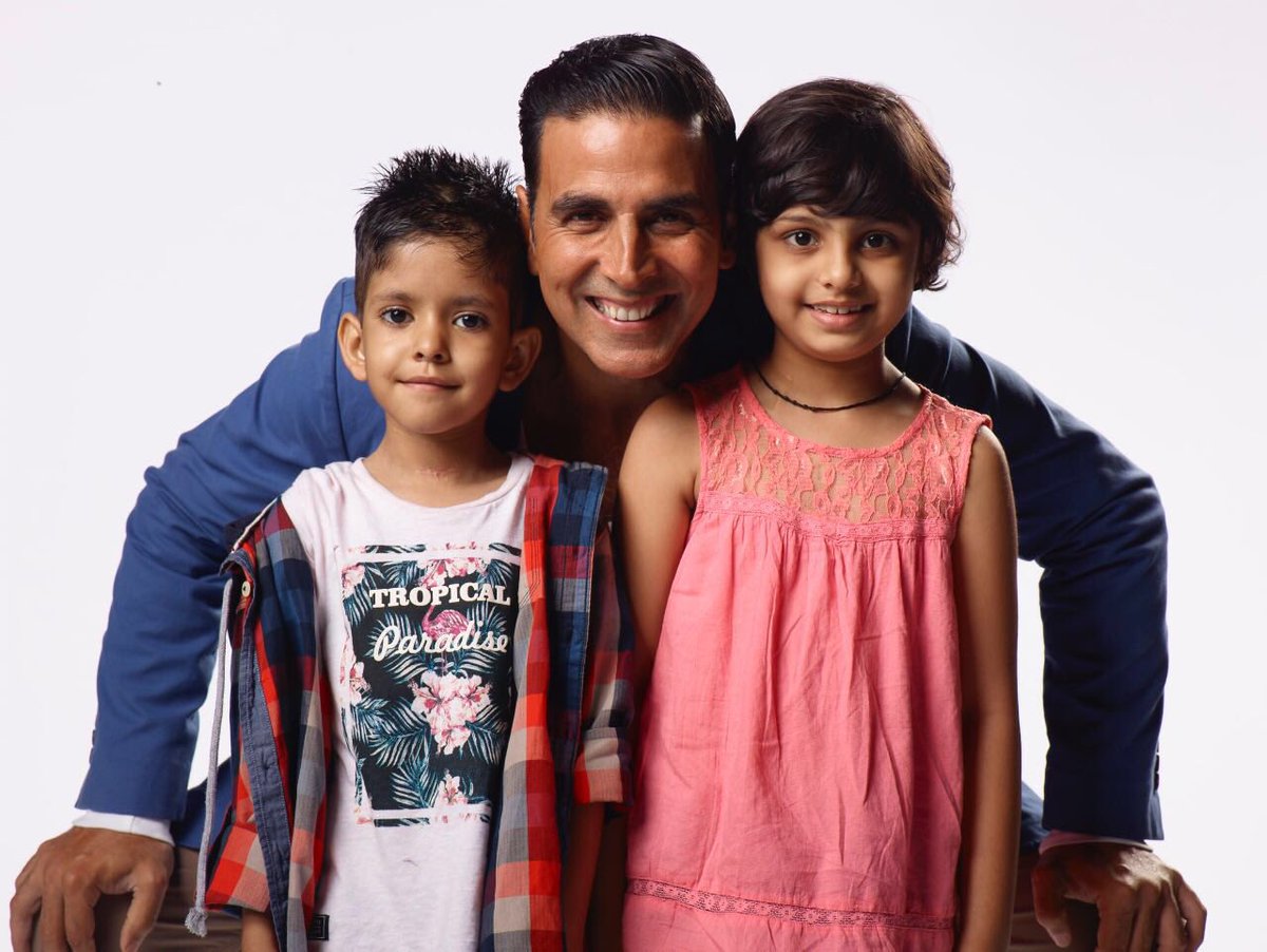 Akshay Kumar With His Kids Akshay Kumar With His Kids