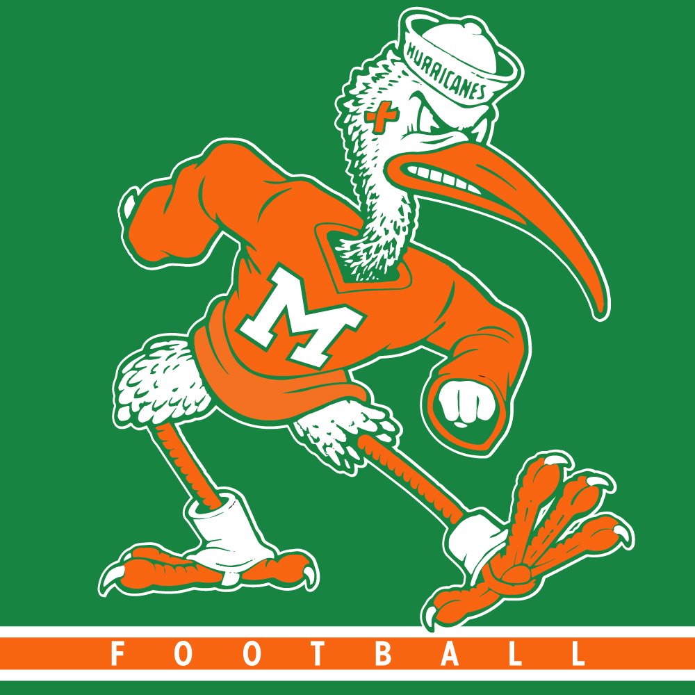 Miami Hurricanes Football Logo