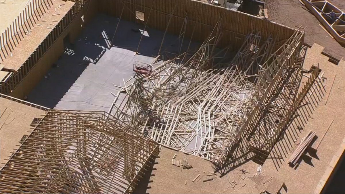 BREAKING 7 workers injured. 2 serious in roof collapse Heart Cry Church ...