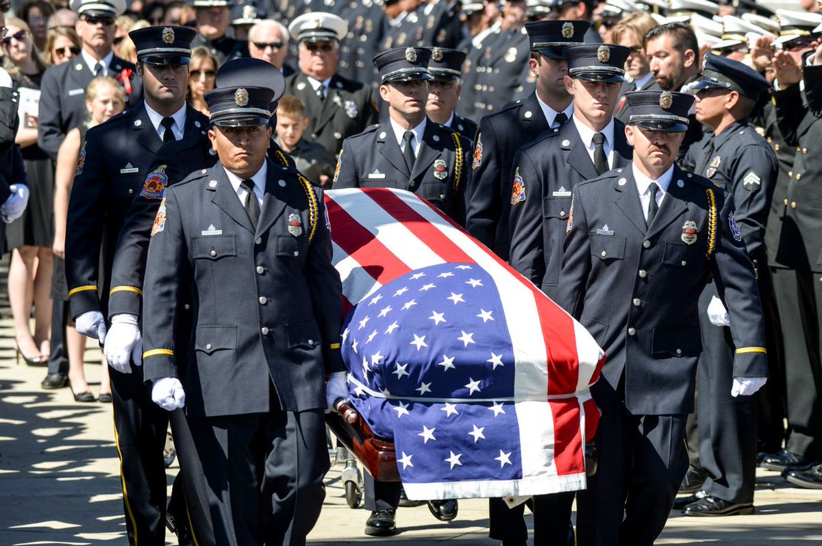 In Photos: Fallen Ventura County firefighter Ryan Osler honored, laid ...