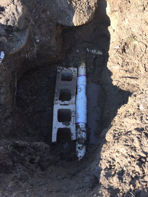 Broken pipe causes sinkhole on Purdue University football field ...
