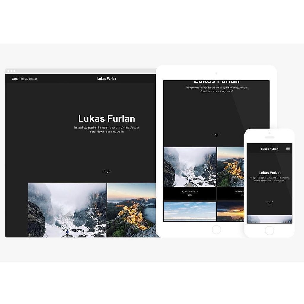 Behance on Twitter: "Introducing Lukas, a new picture perfect layout for Adobe Portfolio. More ...