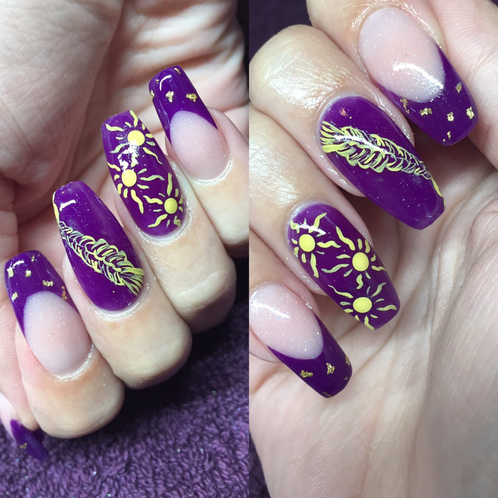 Tangled Nail Design