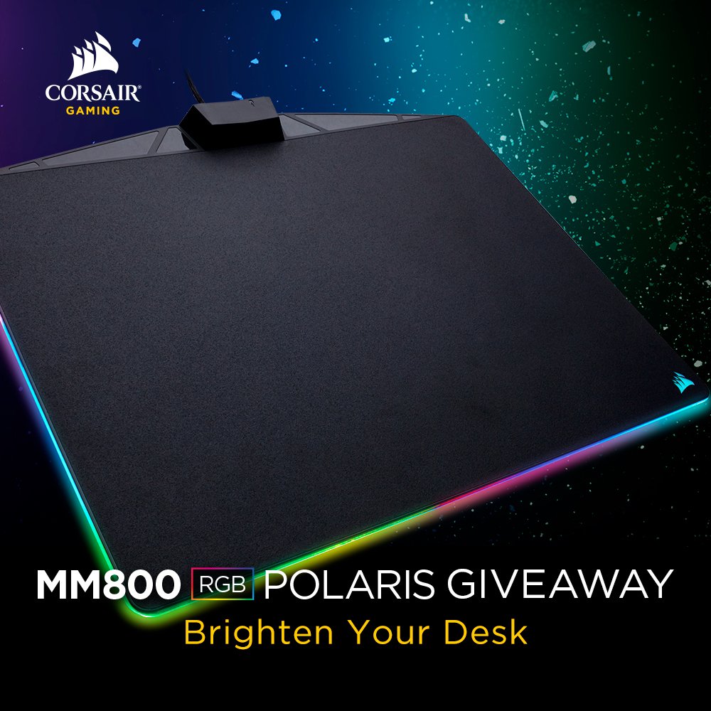 CORSAIR on Twitter: "Want to win an MM800 POLARIS? You can if your desk ...