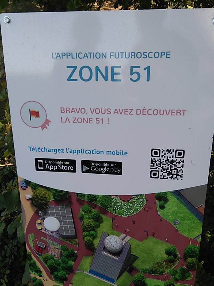 Plan interactif · Parc du Futuroscope