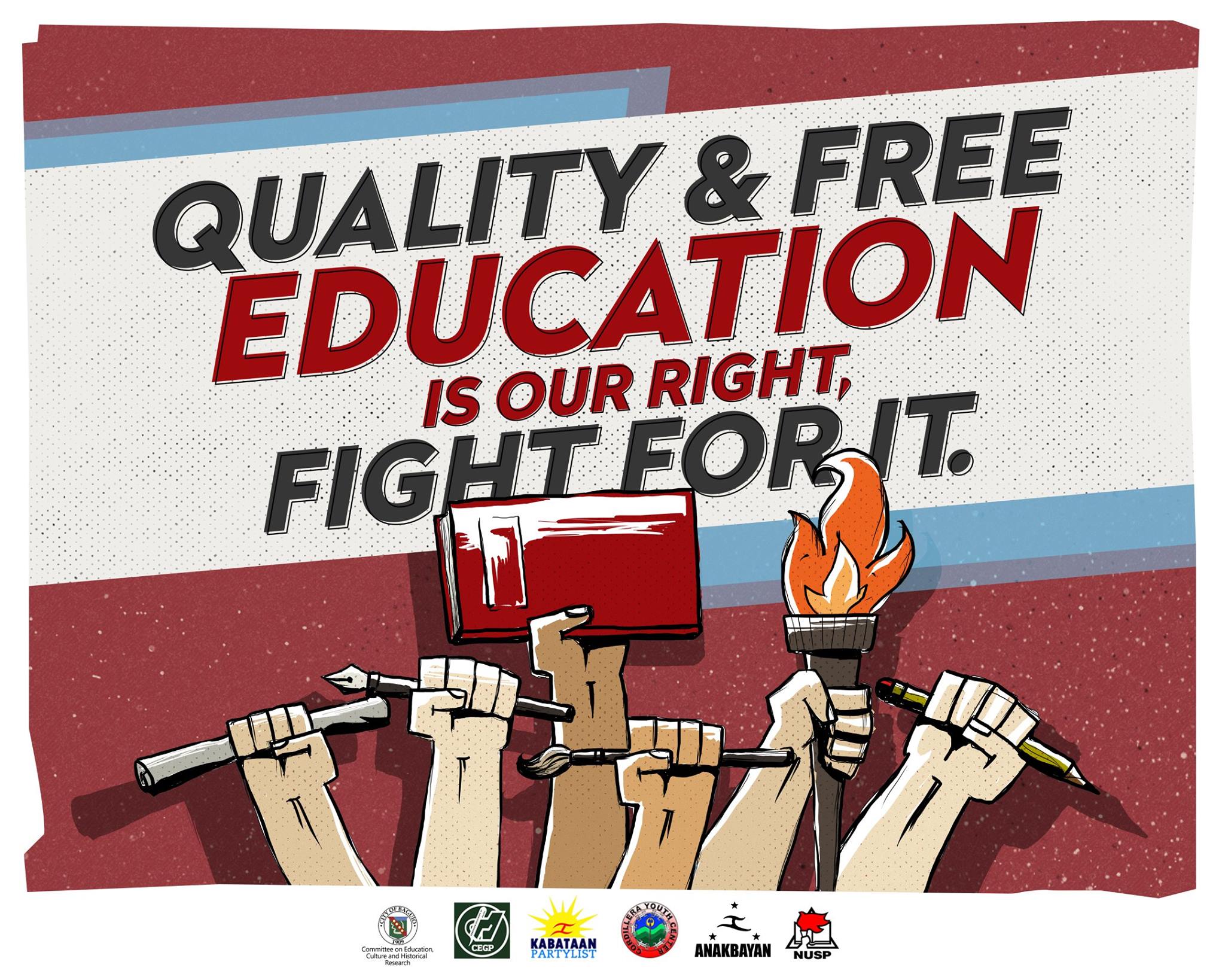 Poster On Education Is Our Right