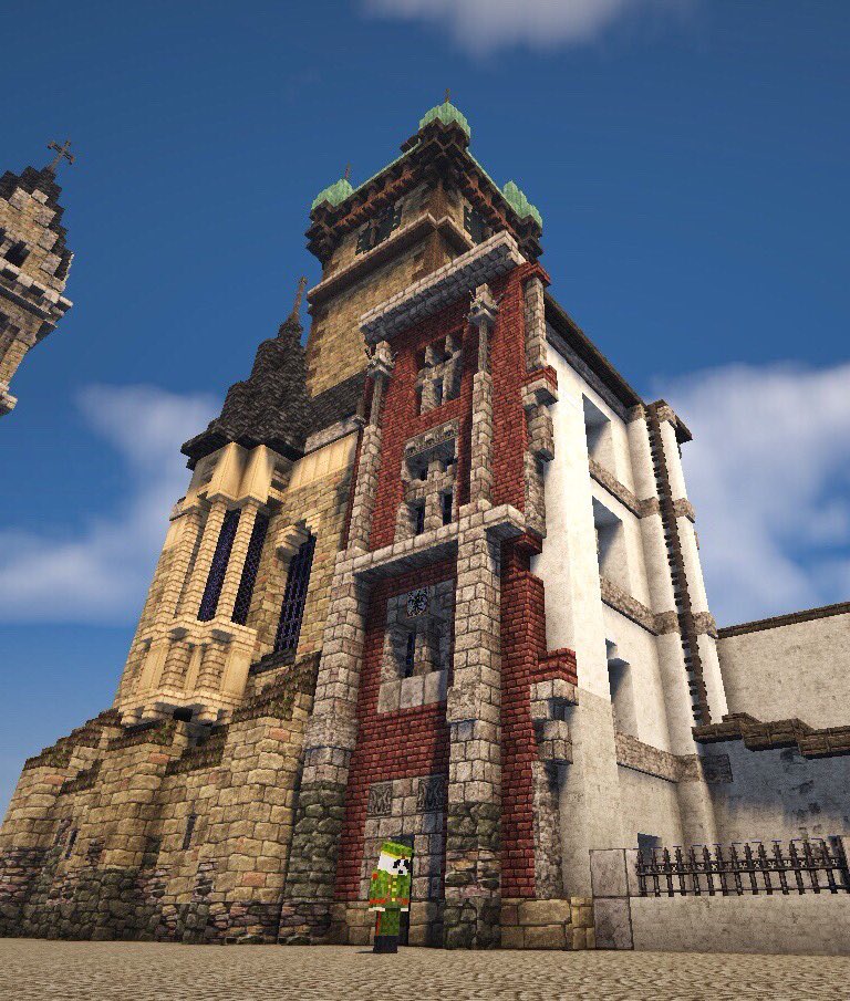 Minecraft Clock Tower Design Modern/20th Century City Map (In Need Of
