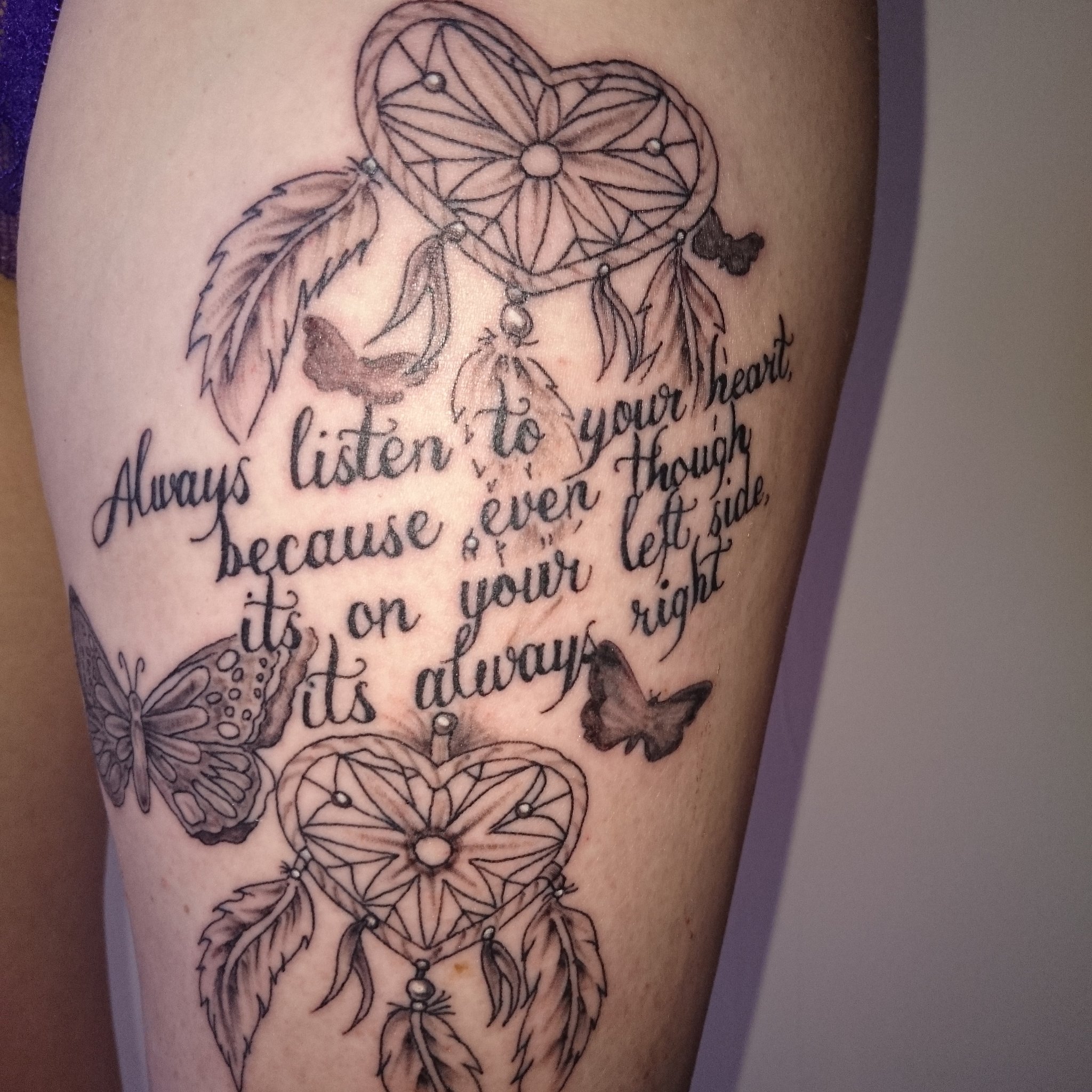 Heart Dreamcatcher Tattoo