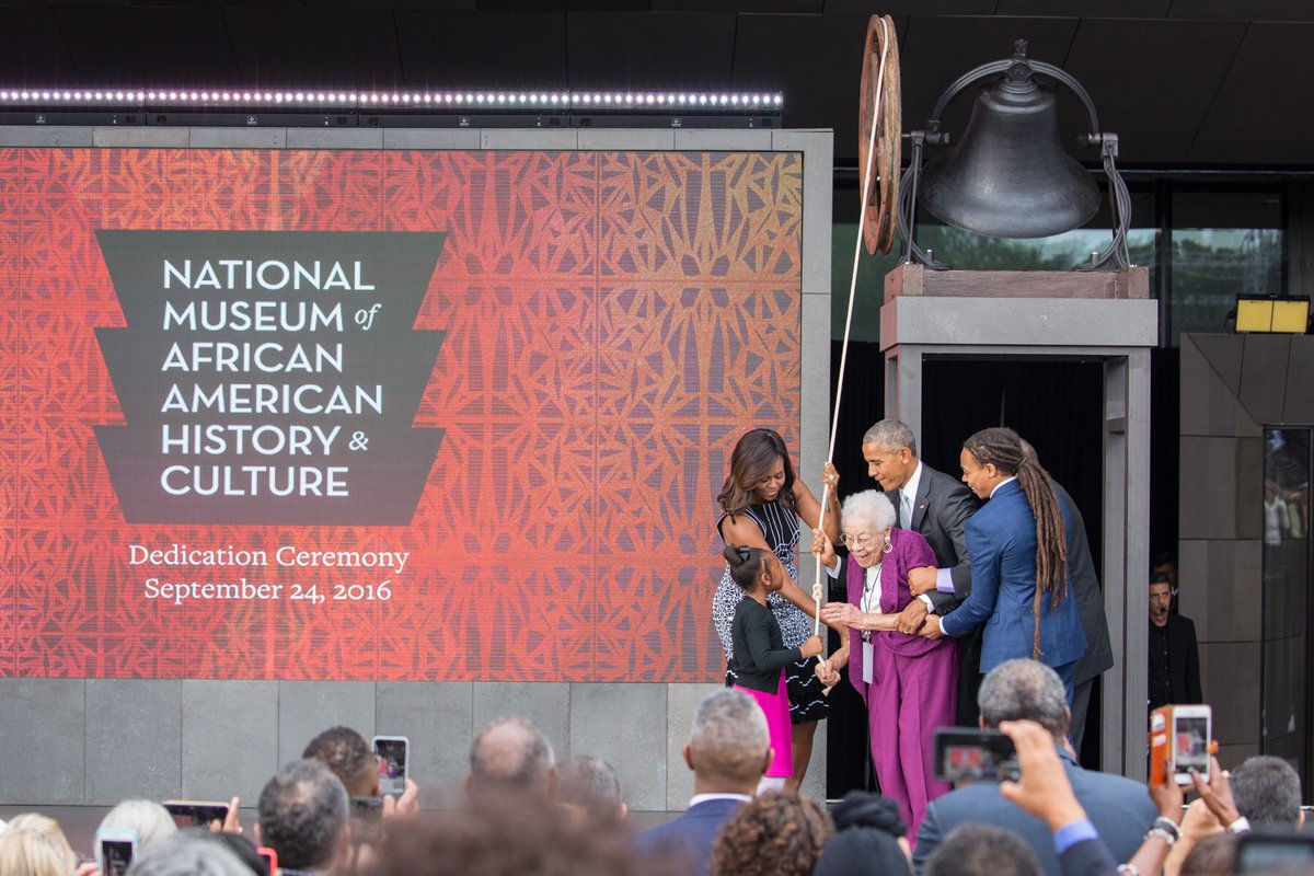 The daughter of a man who was once enslaved helps POTUS & FLOTUS open ...