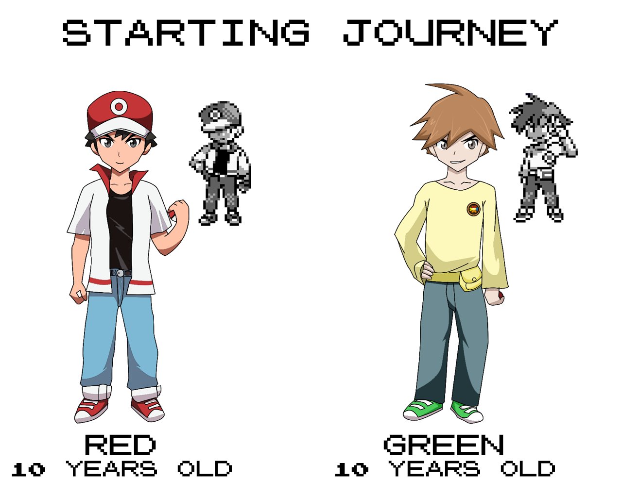 Pokemon Green Character Sprite